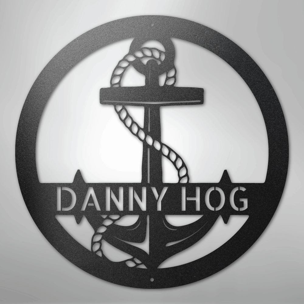 Elaborate Anchor - Steel Sign – SWDESIGNS LLC